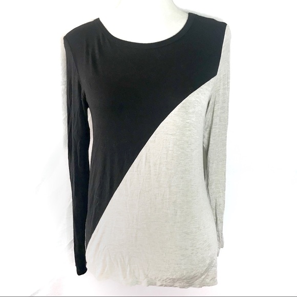 Anthropologie | Tops | Anthro Pebble And Stone Two Tone Asymmetric ...